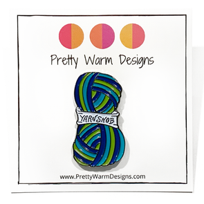 Yarn Skein Enamel Pin | Knitting and Crochet